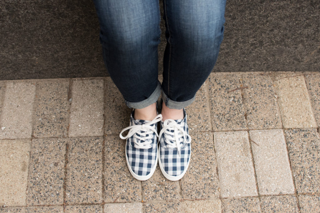 The Gingham Tennis Shoes | Something Good | A Style Blog