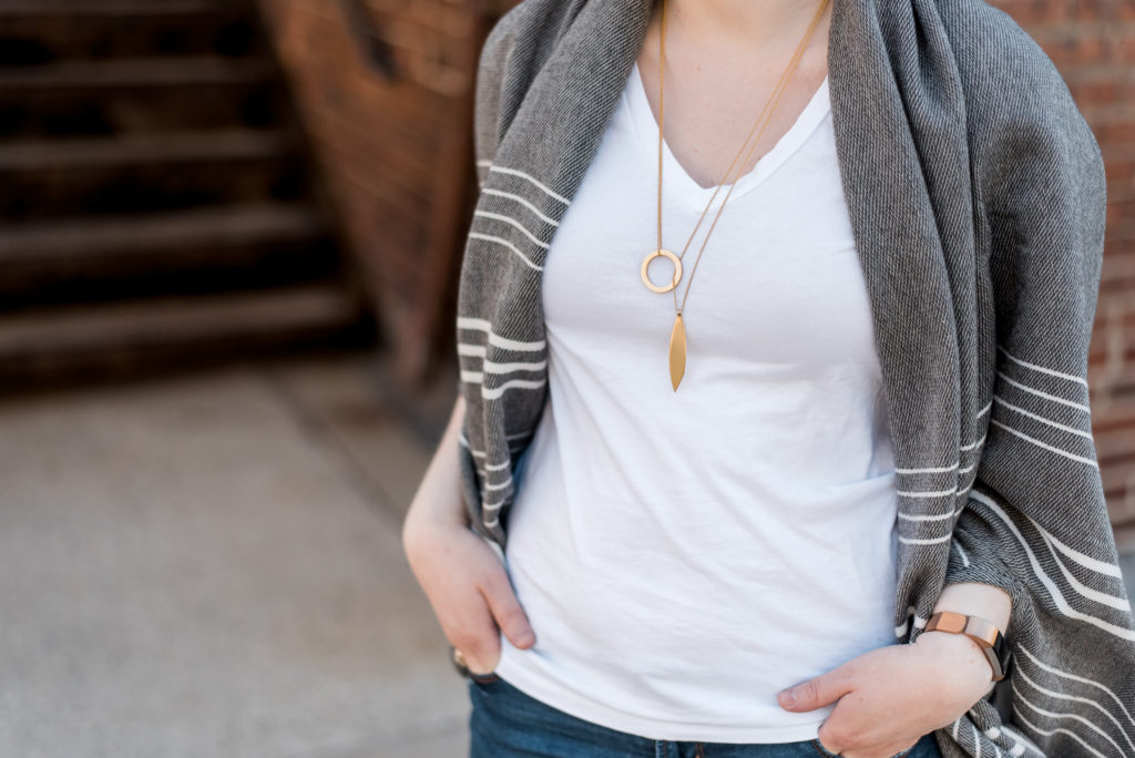 How to Wear a Summer Cape Scarf | Something Good