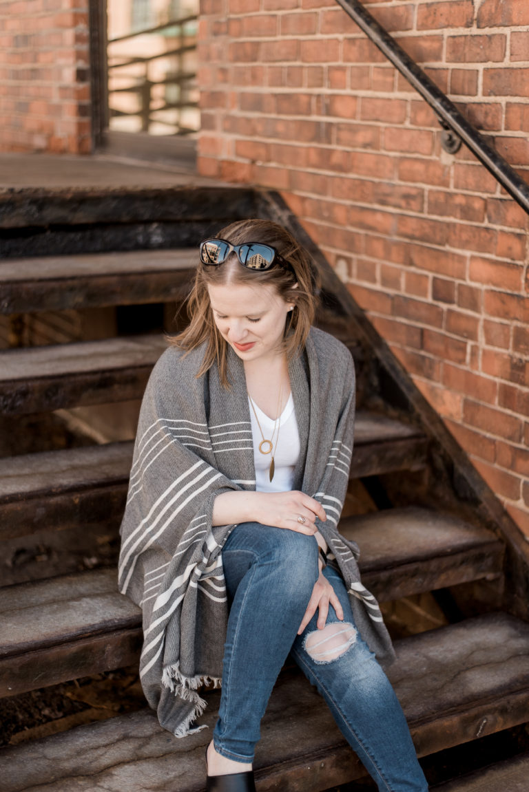 How to Wear a Summer Cape Scarf | Something Good